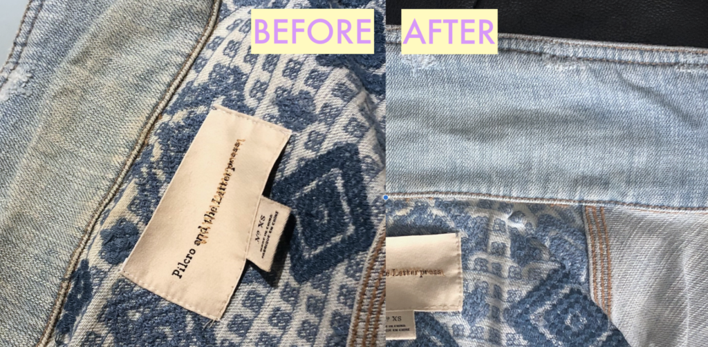 How to Remove Stubborn Yellow Staining on Denim with Laundress and Soap ...